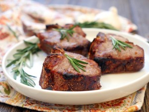 Easy Broiled Rosemary Lamb Chops | My Heart Beets