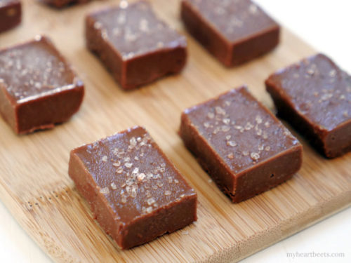 Salted Tahini Fudge | My Heart Beets