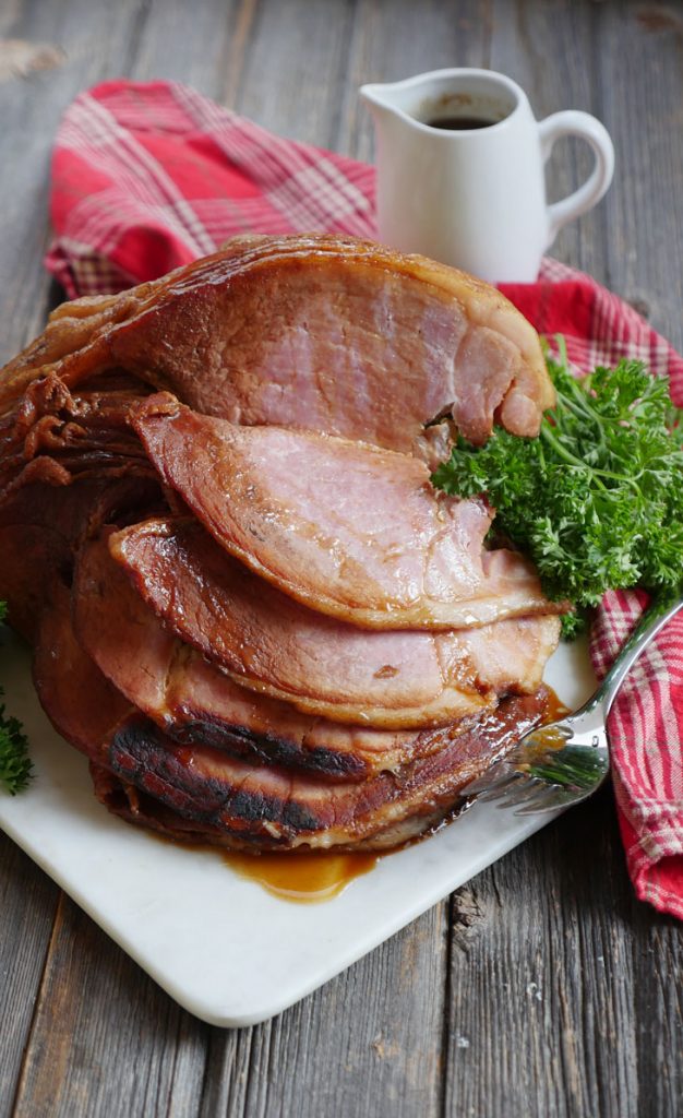 Instant Pot Ham with a Sweet Spiced Honey Glaze (Video!) | My Heart Beets