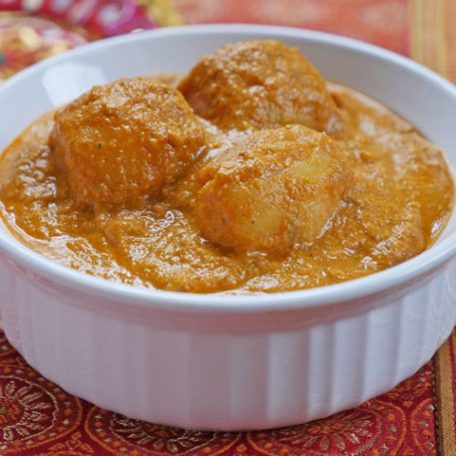 Instant Pot Dum Aloo (Potatoes in a Creamy Cashew Sauce) | My Heart Beets