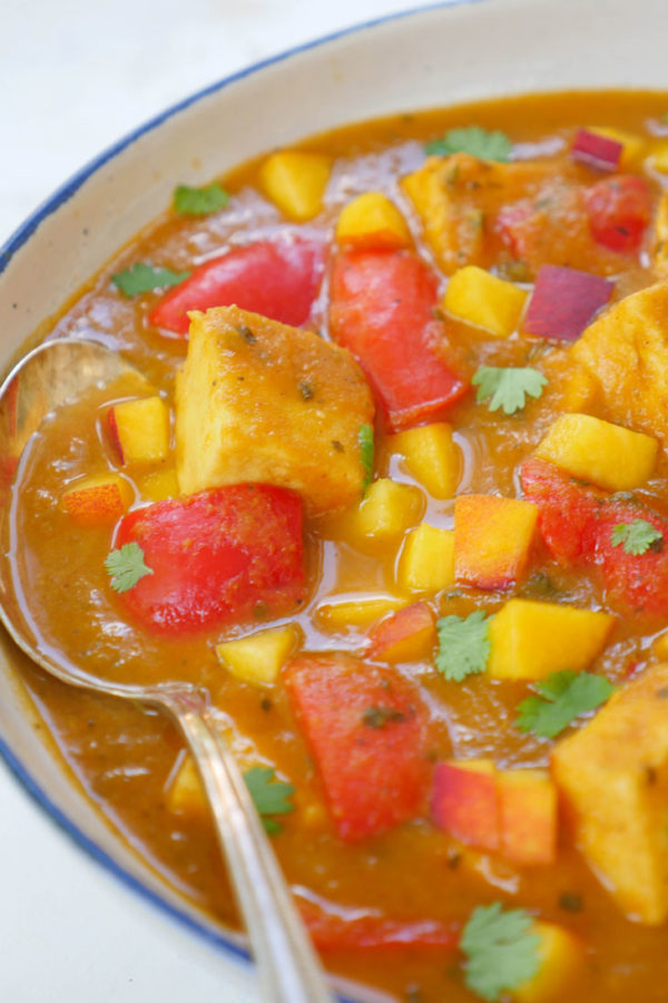 Pour and Cook Peach Paneer Curry (Instant Pot and Stovetop) | My Heart ...
