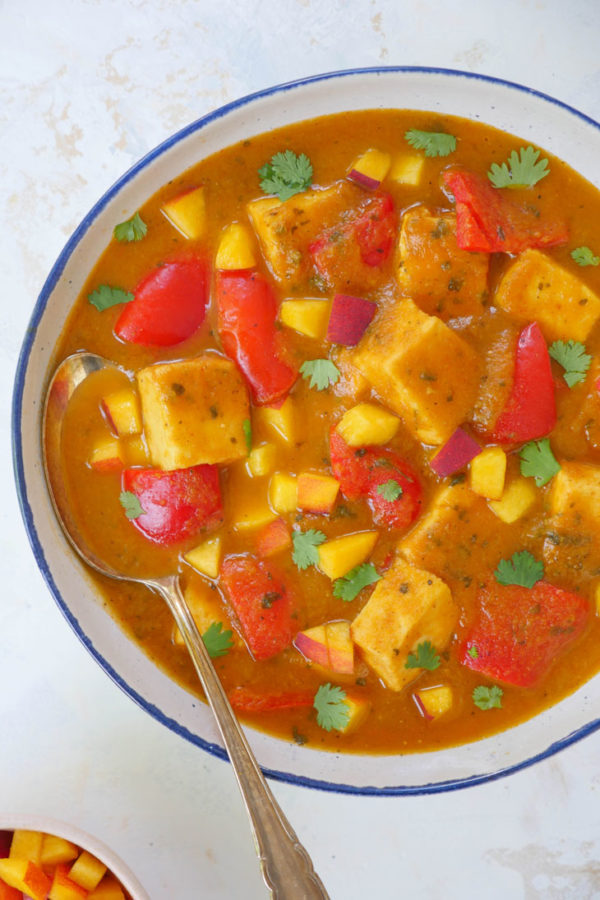 Pour and Cook Peach Paneer Curry (Instant Pot and Stovetop) | My Heart ...