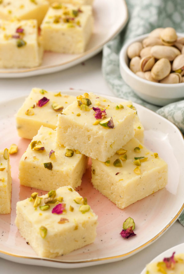 Kalakand (Milk Cake) Recipe Instant Pot | My Heart Beets