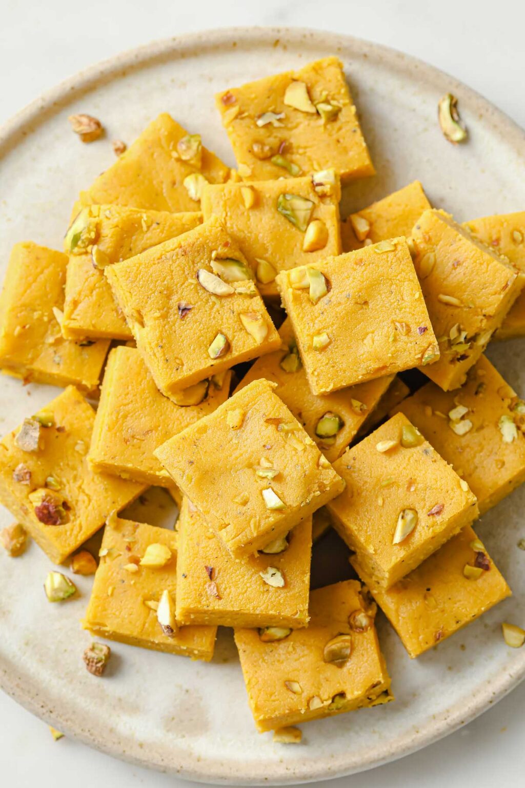 Mango Burfi (Mango Fudge) | My Heart Beets