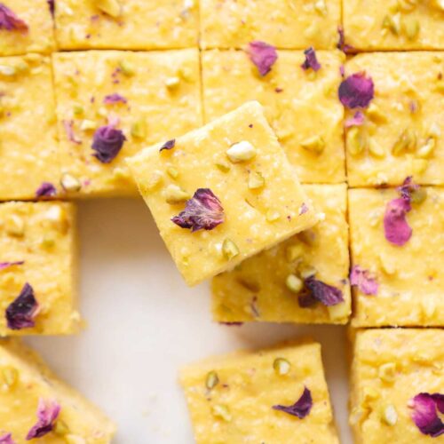 Mango Burfi (Mango Fudge) | My Heart Beets